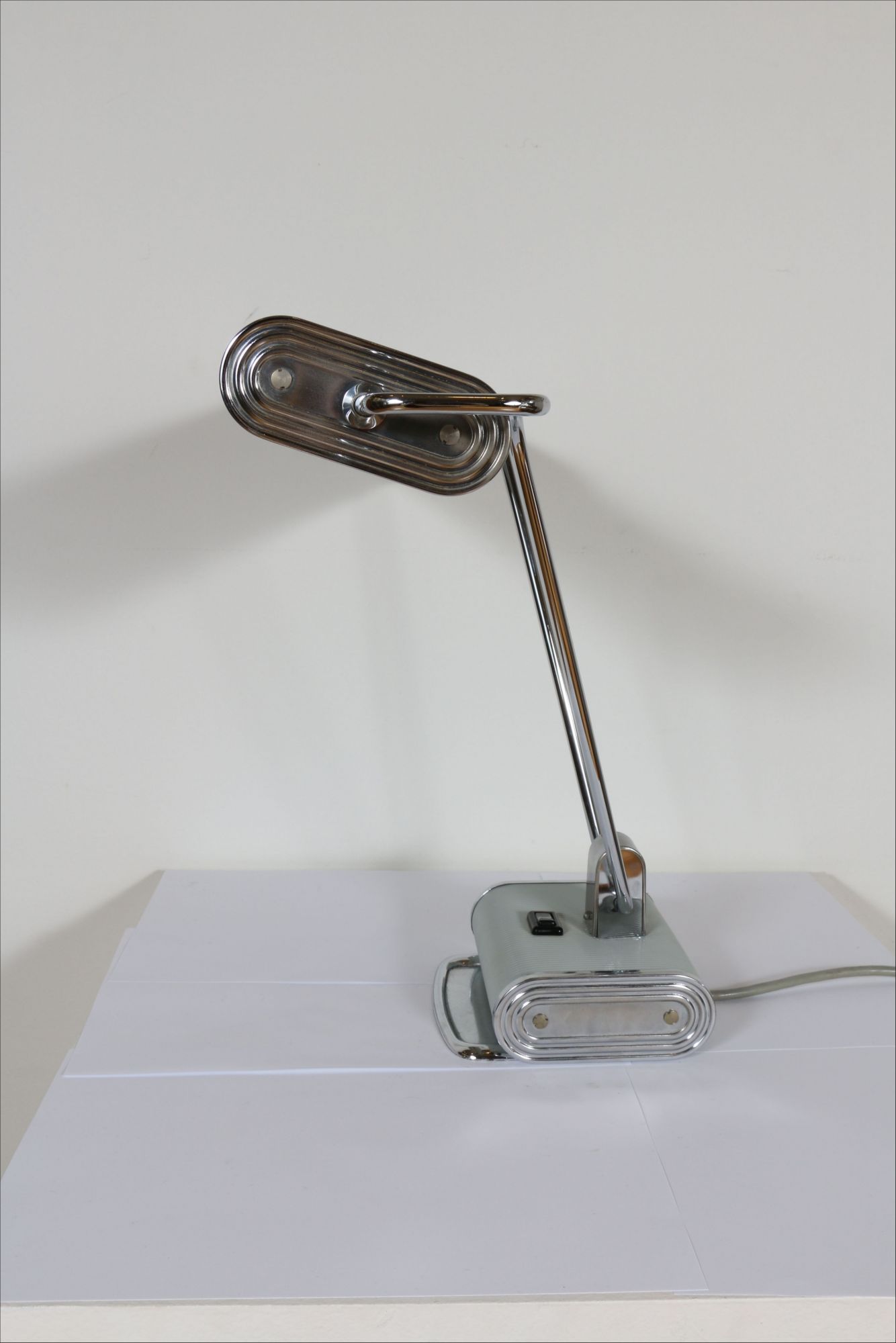 Famous Desk Lamp by Eileen Gray for Jumo Editor, Art Deco, circa 1945