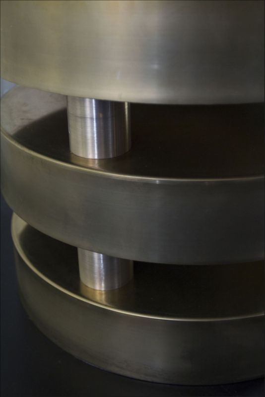 Mid-Century Modern Style Brushed Brass with Swivel Tops Italian Coffee ...