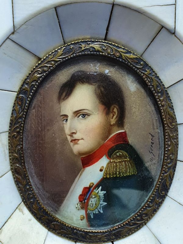 Napoleon's portrait, miniature
