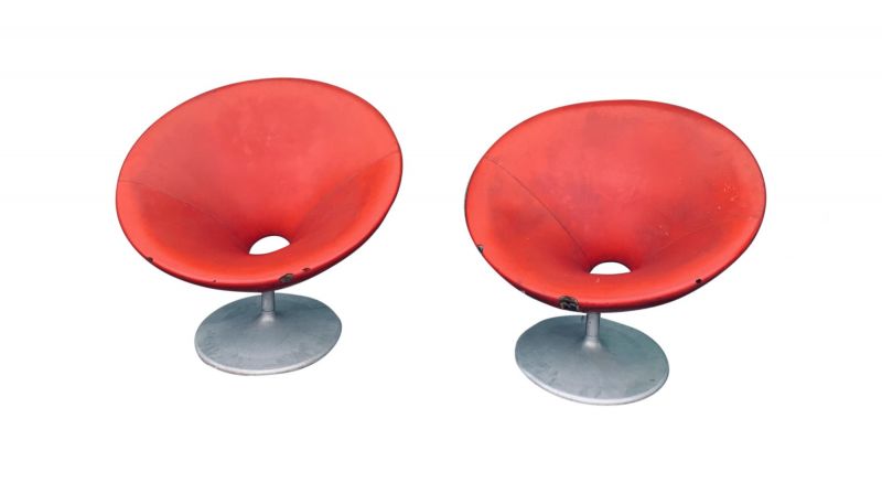 Retro UFO Sphere shapel lounge chairs 1970’s