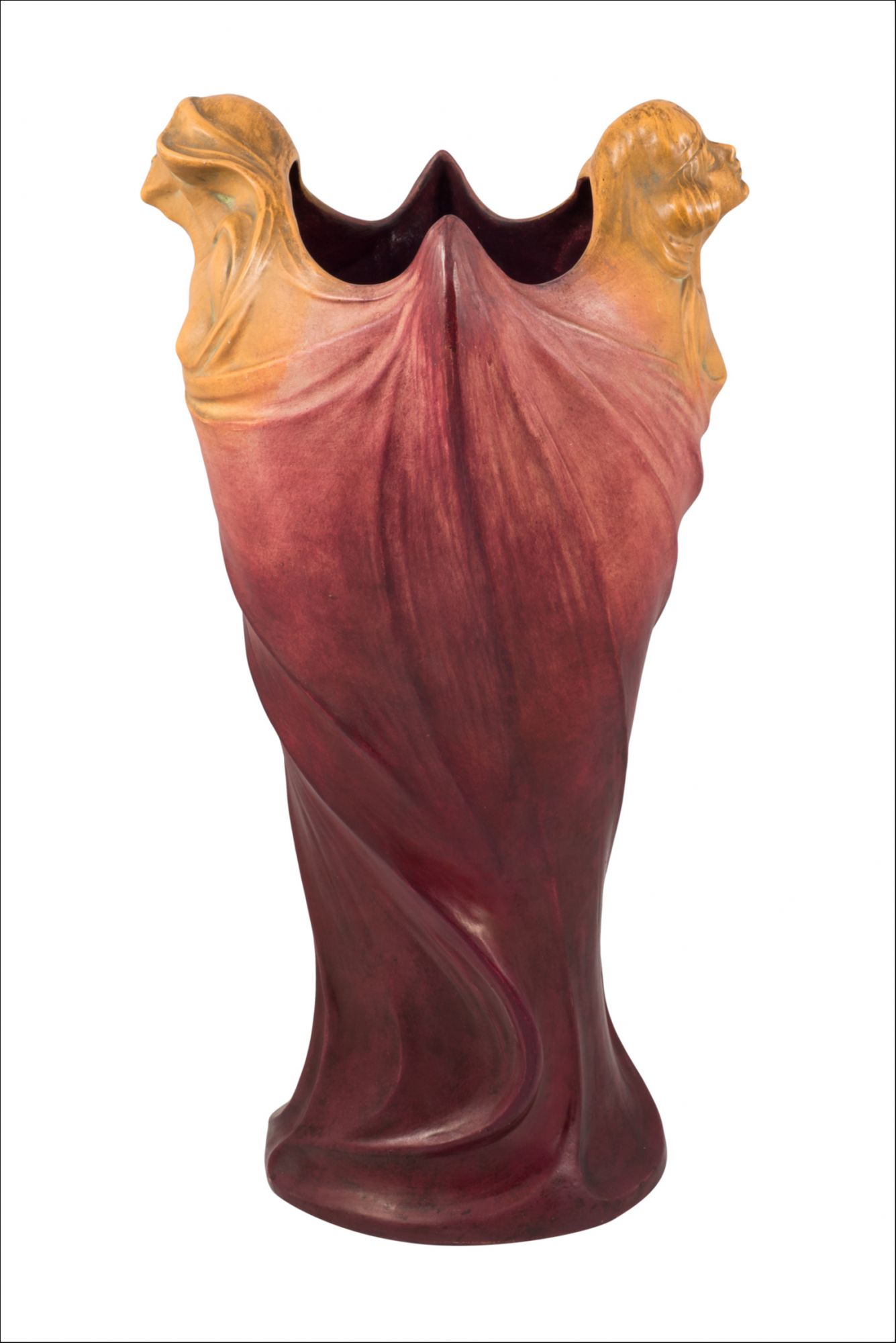 Julius Dressler Symbolistic Vase "Amphora" circa 1910