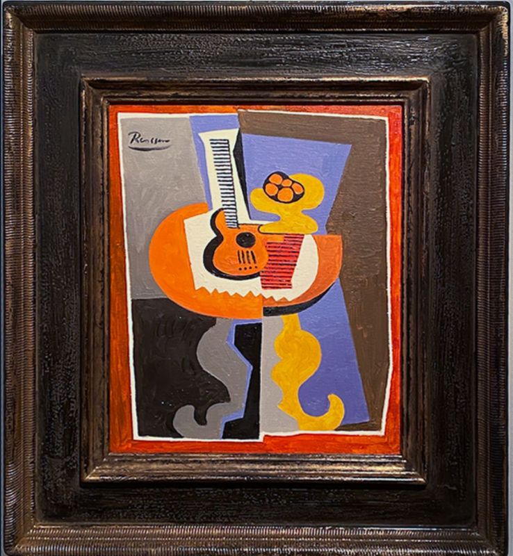 STILL LIFE WITH GUITAR AND FRUITBOWL (2022)