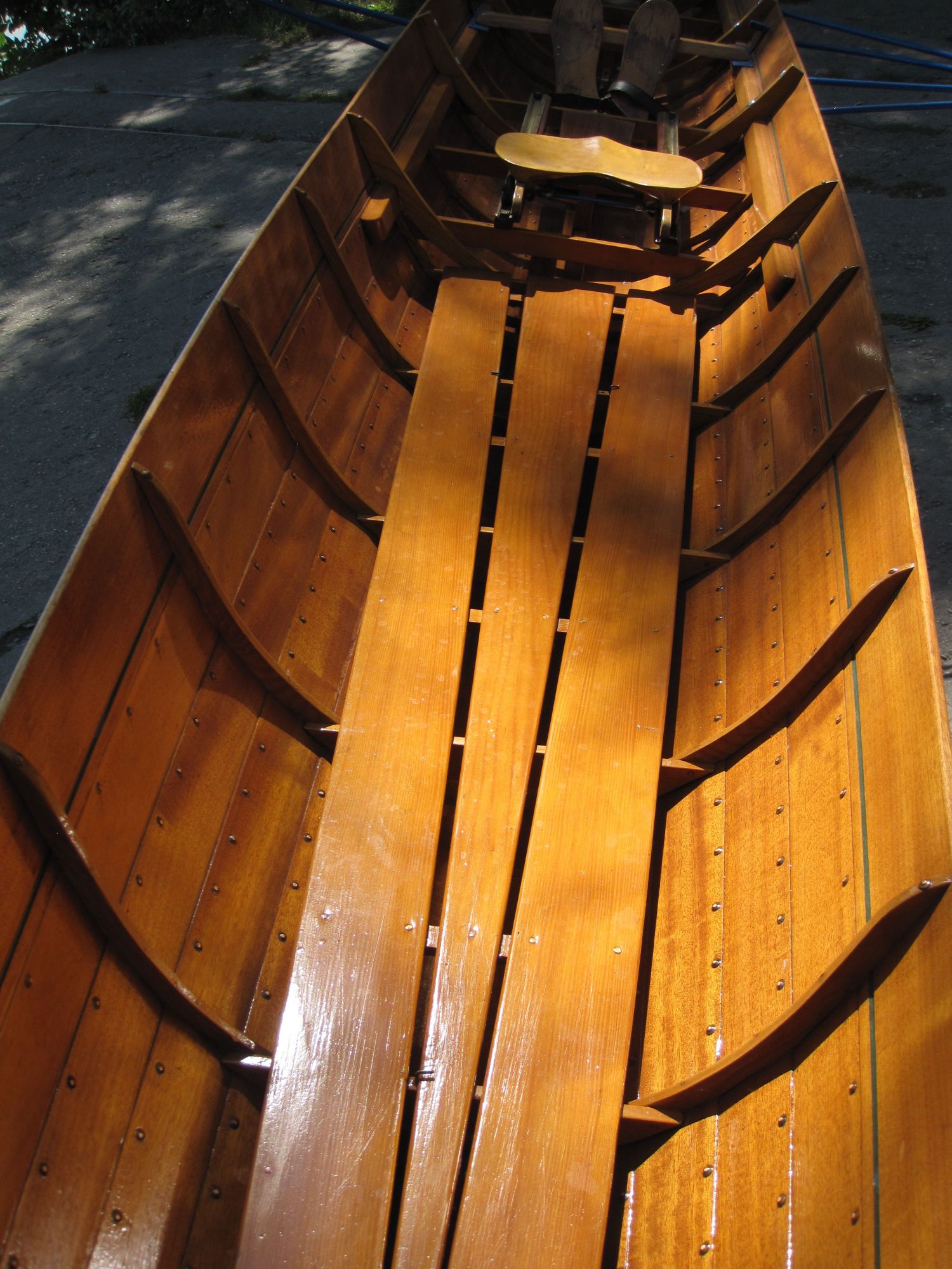 Mid century modern rowing boat 1950's