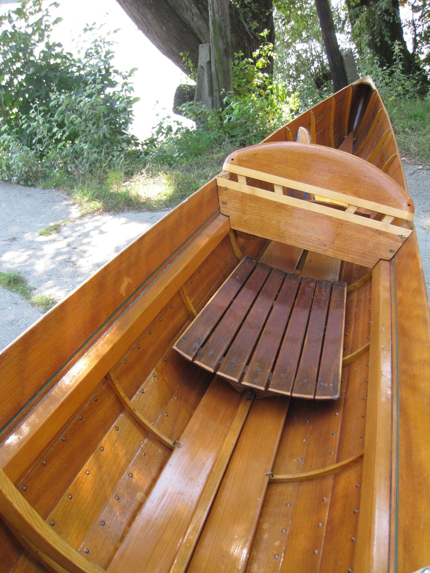 Mid century modern rowing boat 1950's