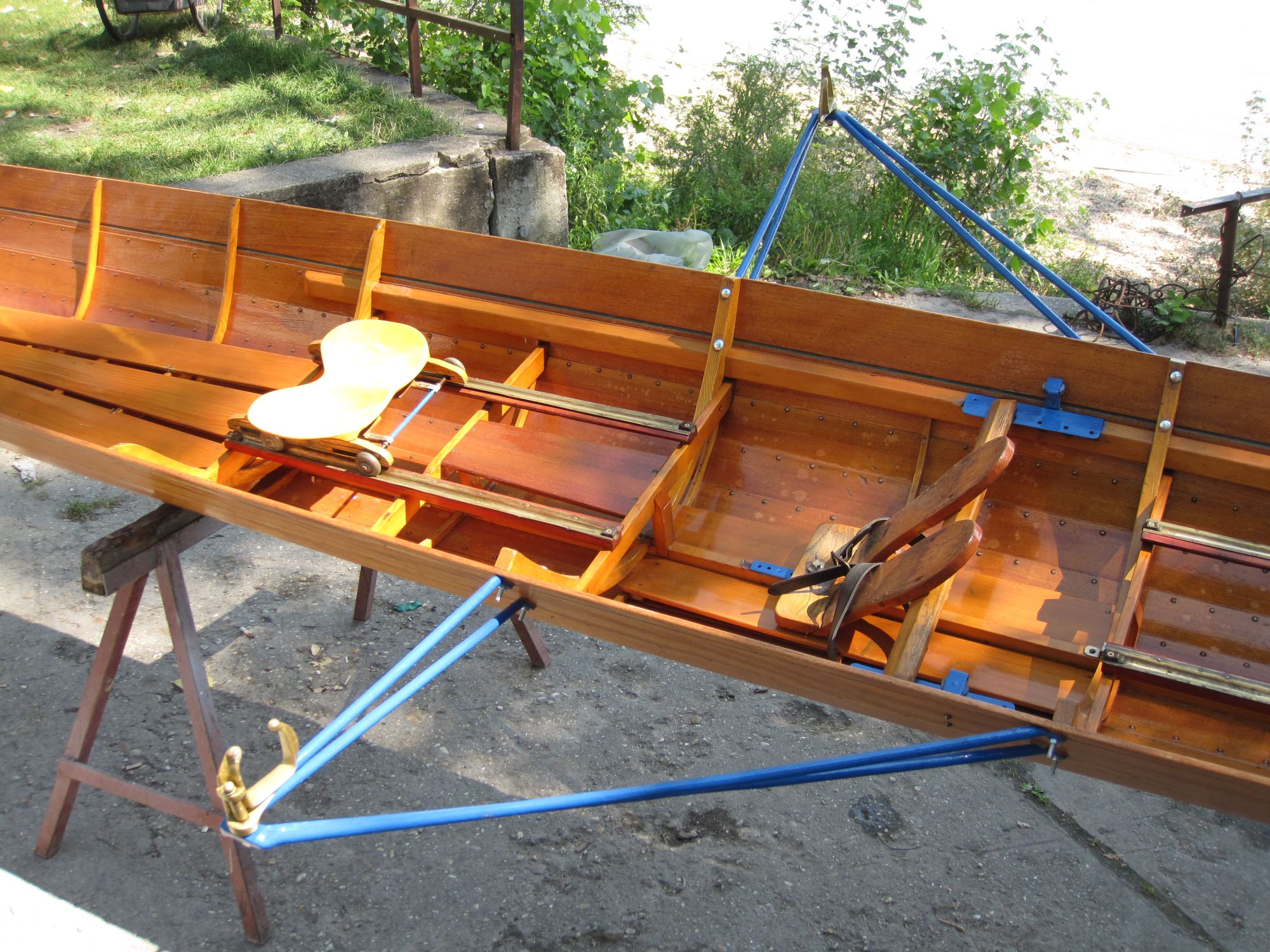 Mid century modern rowing boat 1950's