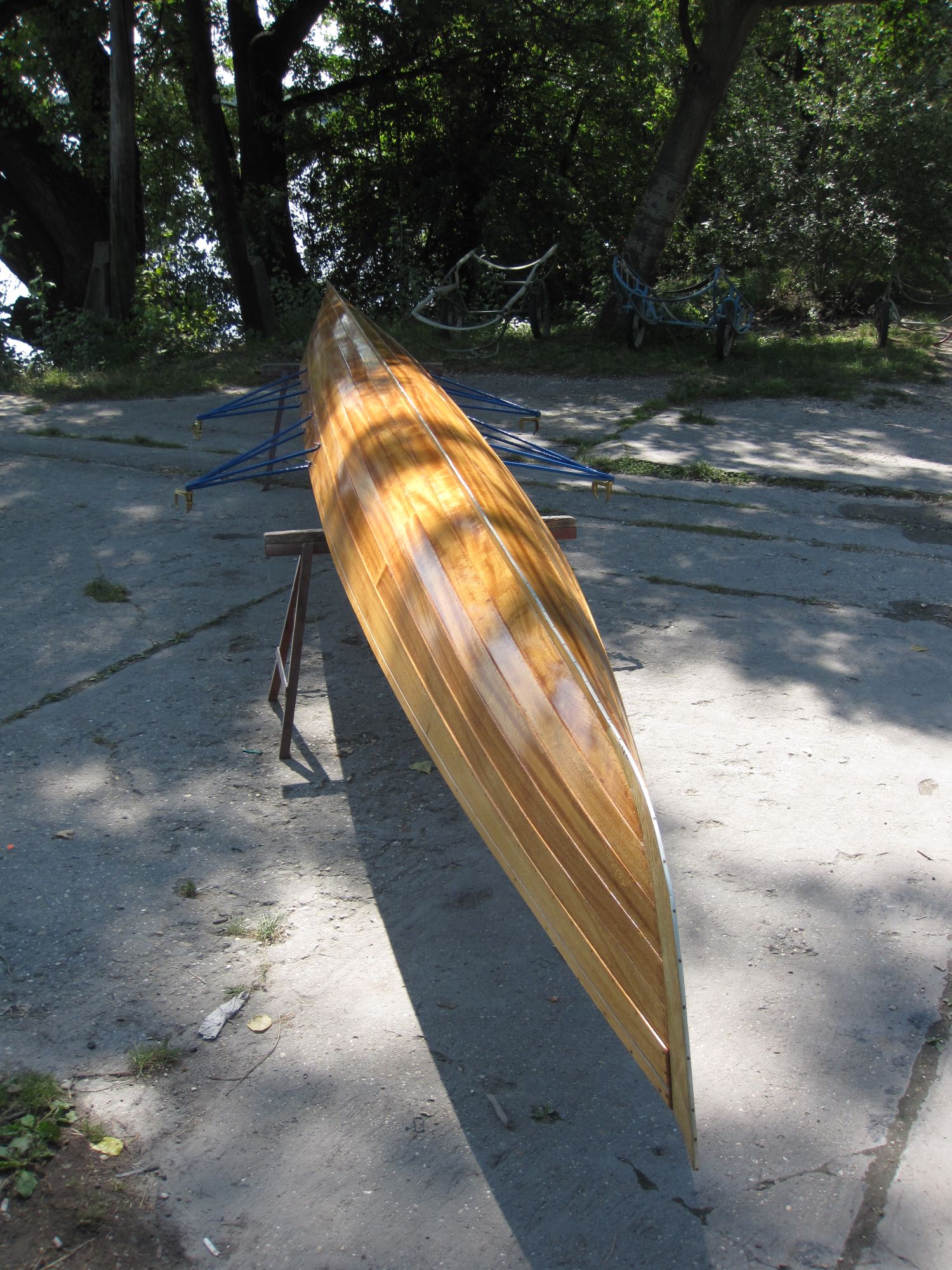 Mid century modern rowing boat 1950's