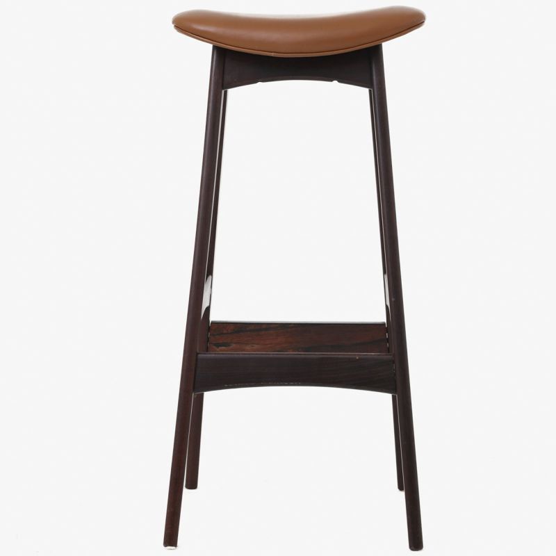 Bar stool in rosewood