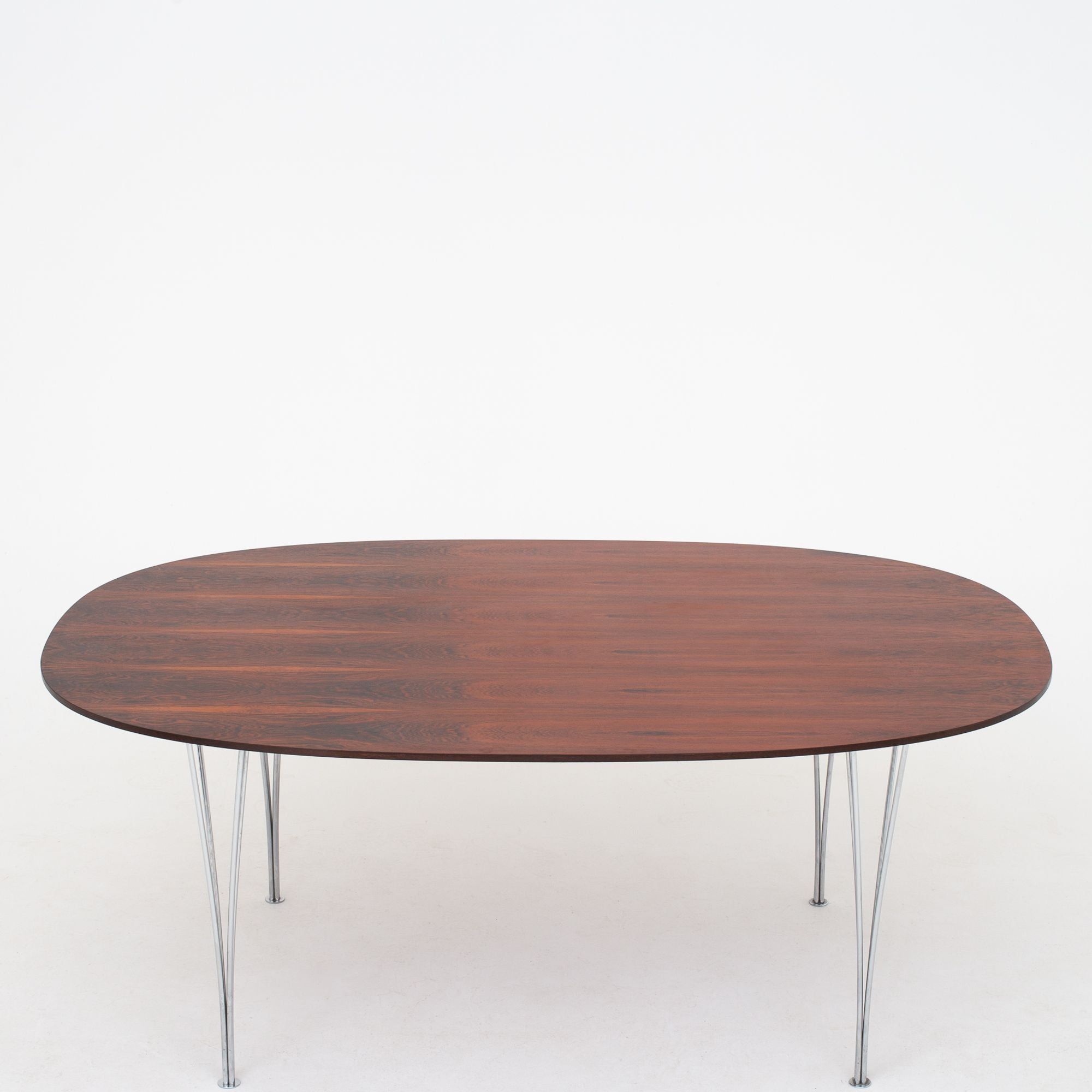 'Superellipse' table in rosewood