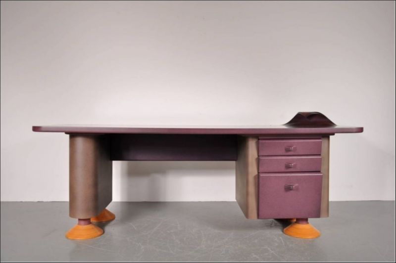 1980s Rare Memphis Style Desk