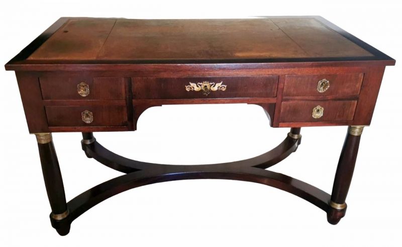 Restoration Style Double-Faced Desk Table