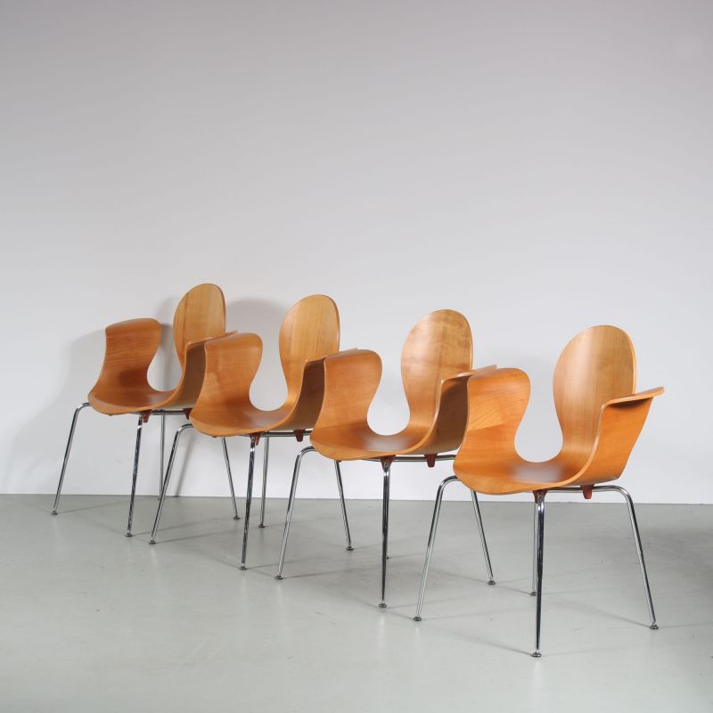 “Crop” Dining Chairs by Ross Lovegrove for Fasem, Italy 1990
