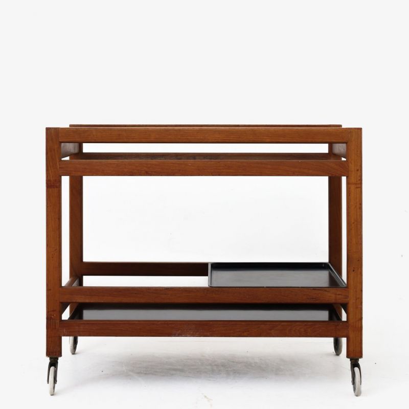 BM 5370 - Serving trolley in teak