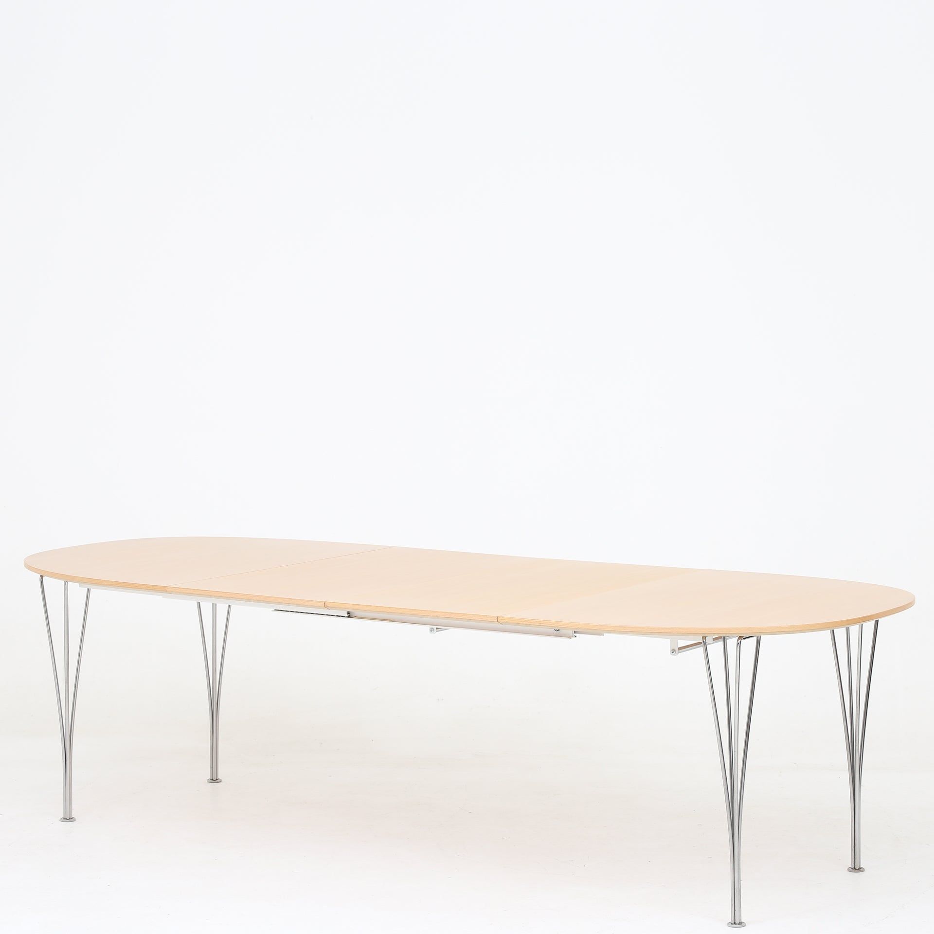 Superellipse' dining table in beech