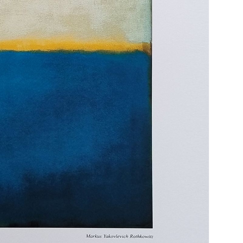 1980s Original Gorgeous Mark Rothko Limited Edition Lithograph