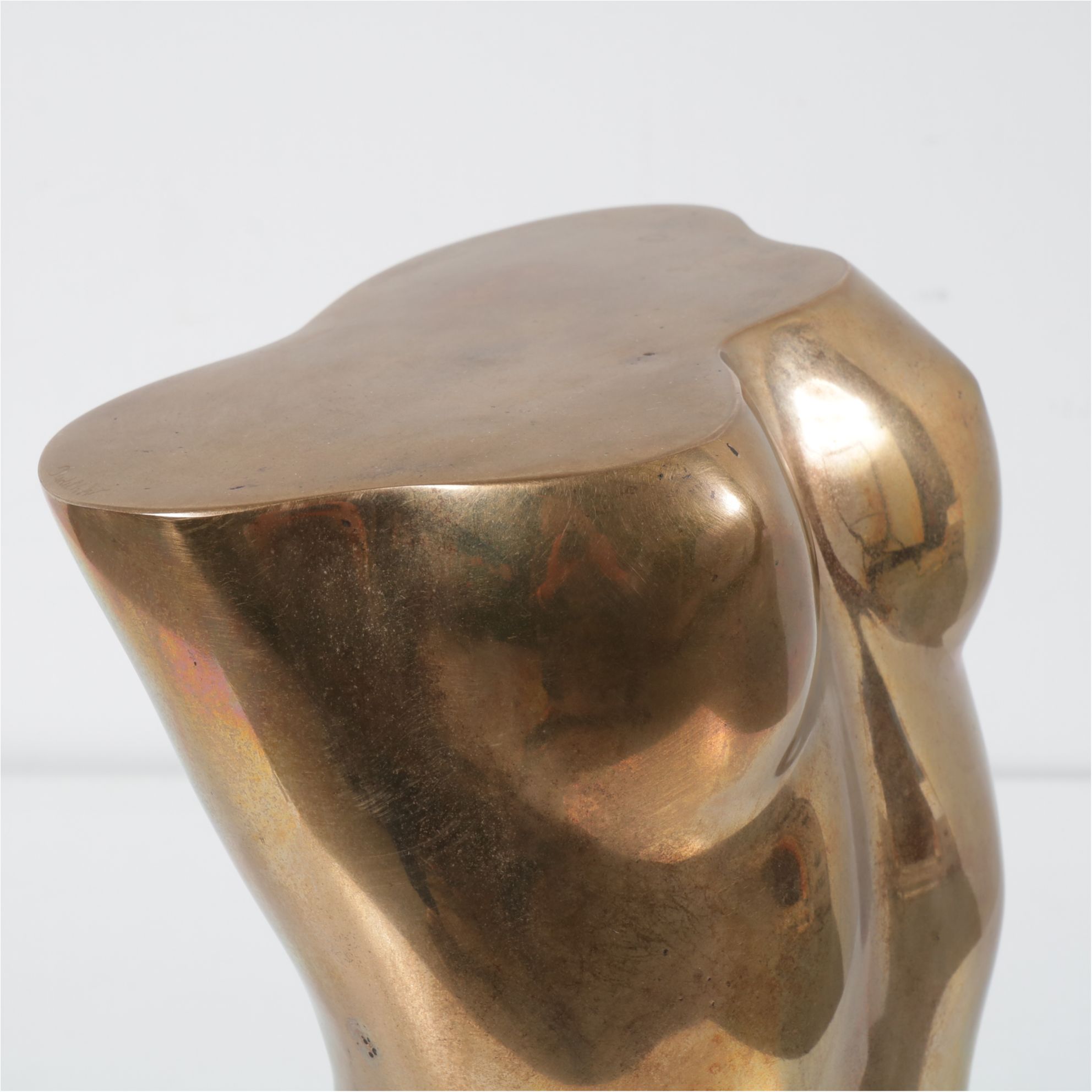 Cast Bronze Torso Sculpture, Limited Edition 50 / 150, 2007