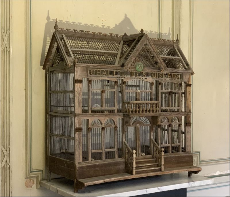 Cut Wood Aviary Circa 1900