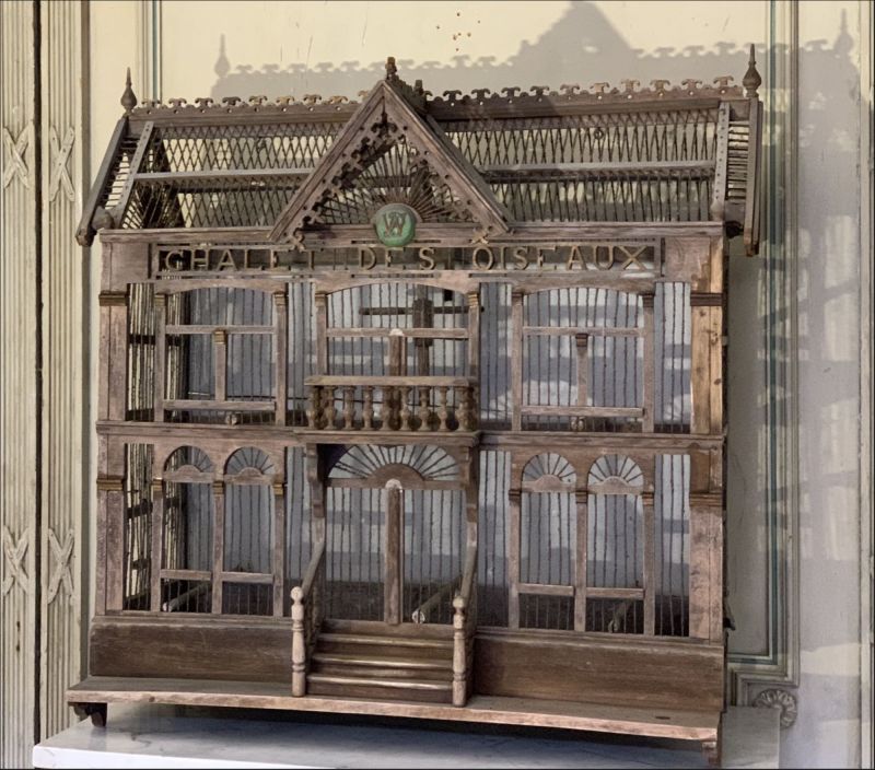 Cut Wood Aviary Circa 1900